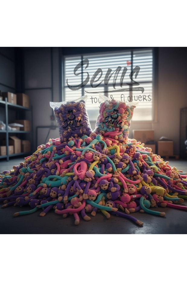 SENİSSTORE Peluş Maymun Elleri Yapışan Oyun Ve Uyku Arkadaşı Peluş ...