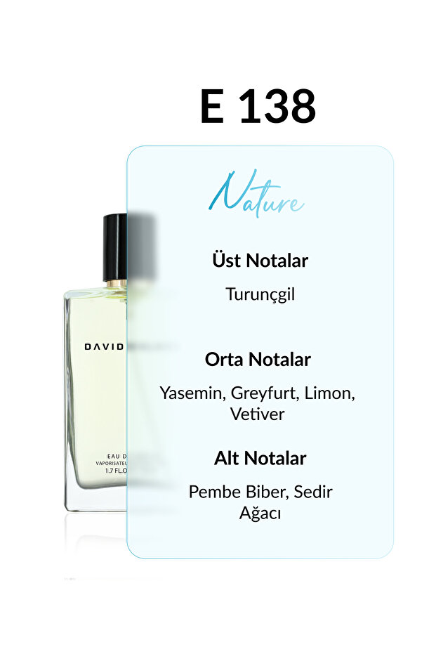 David Walker E138 Blue Div 50 ml Erkek Parfüm | Nature - Fiyatı, Yorumları