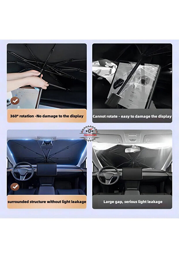 REIHMANN Bmw Ix3 (Electric) 2021-2022-2023-2024-2025 Auto Sun Visor ...