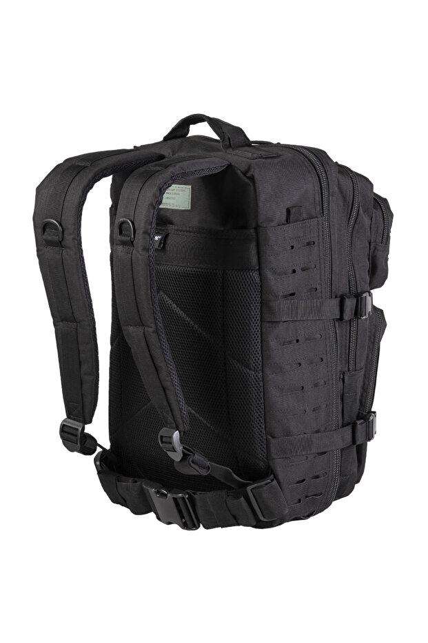 Mil-Tec US ASSAULT laser cut tactical military backpack 36 liters black ...