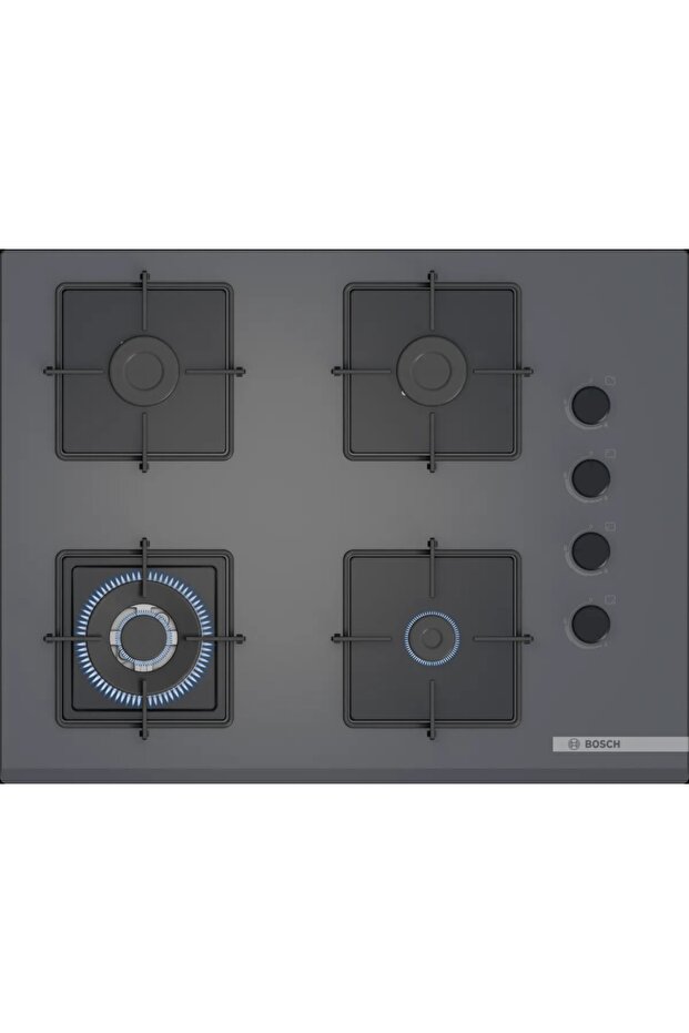 Bosch Gri 3 lü Ankastre Set (HUA717BN0T-POH7C9P30O-DWK64PJ70T ) - Buhar Destekli - Pişirme Matı ...