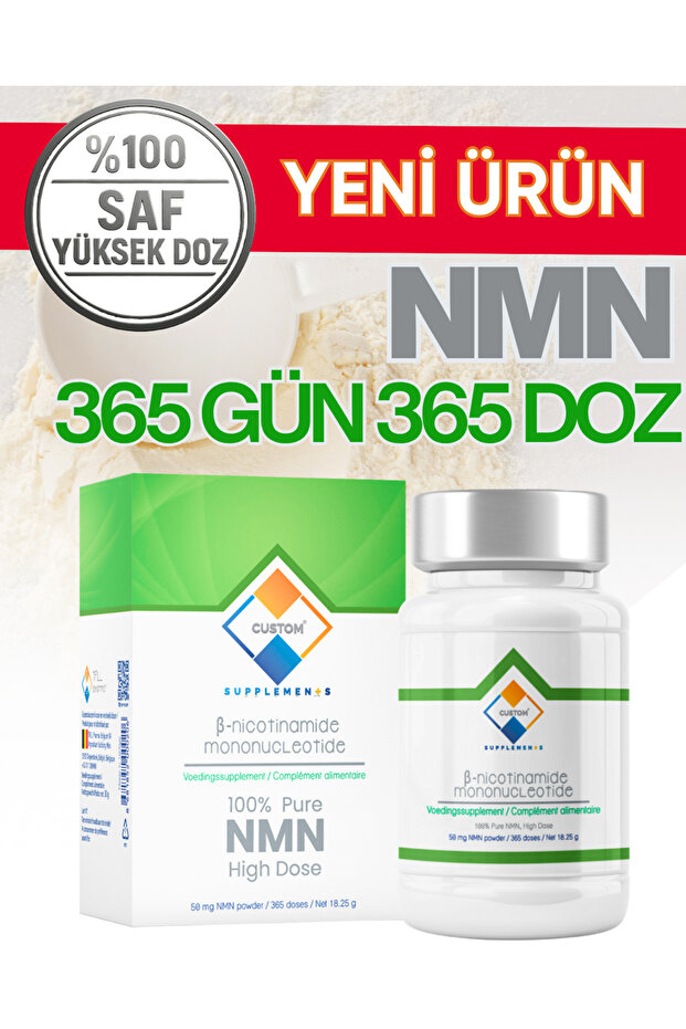 Custom Supplements Beta-Nikotinamid Mononükleotid (NMN) - Fiyatı, Yorumları