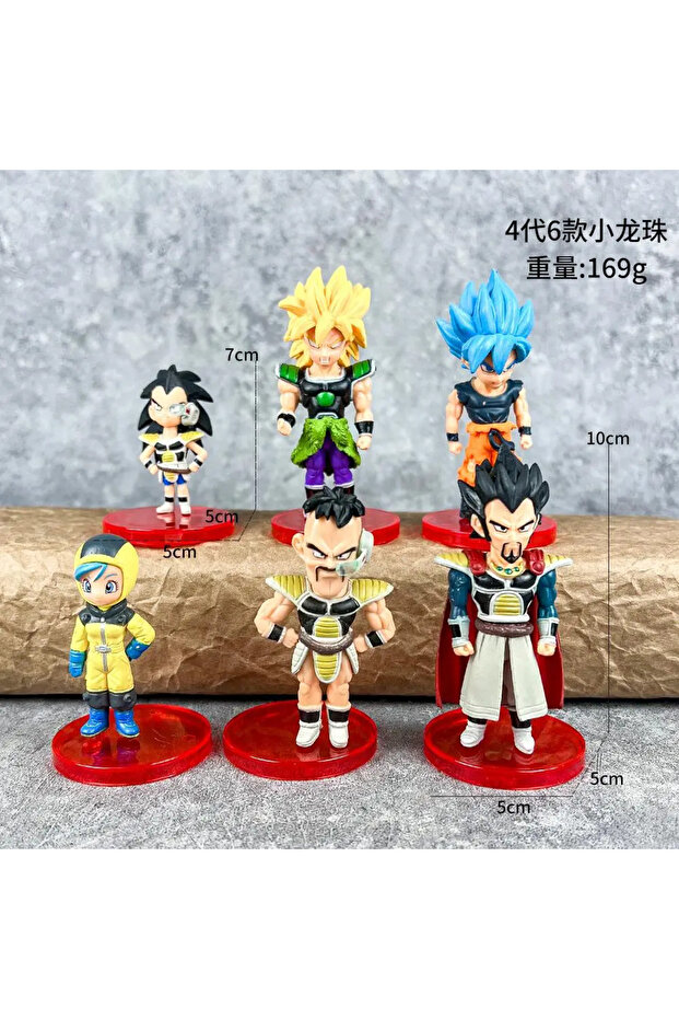 BANDAI 04 Dragon Ball Figures Saiyan Goku Mini Anime Figure 20 Styles ...