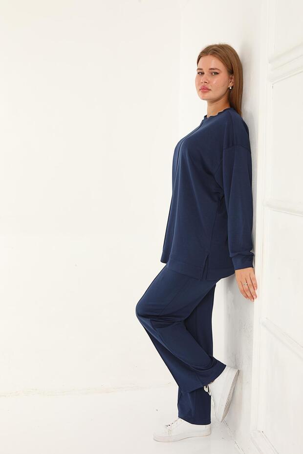 Lanze Alt-Üst Kanal Dikiş Yırtmaçlı Takım Yumuşak Doku - Fiyatı, Yorumları