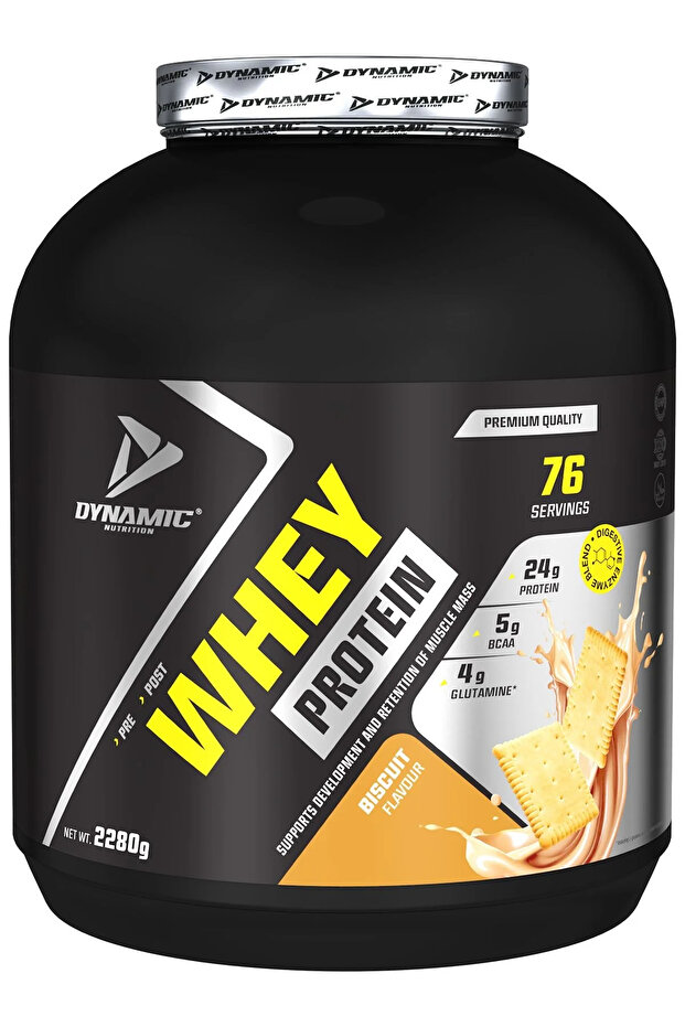 Dynamic Nutrition Whey Protein Powder 2280 g + Creatine 200 g Gift - 76 ...