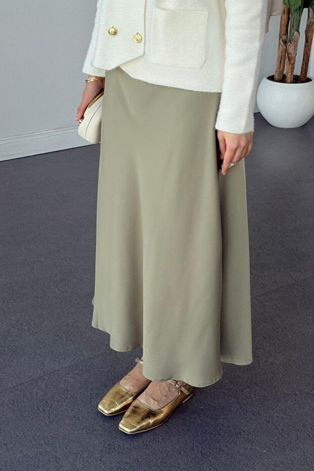 hazamoda HM Saten Etek Yağ Yeşili - Fiyatı, Yorumları