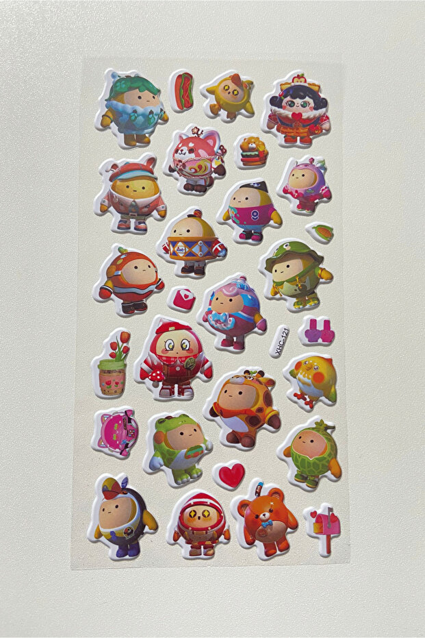 Mielibon Eggy Party Karakter Sticker Seti 4’lü – Sevimli ve Renkli ...