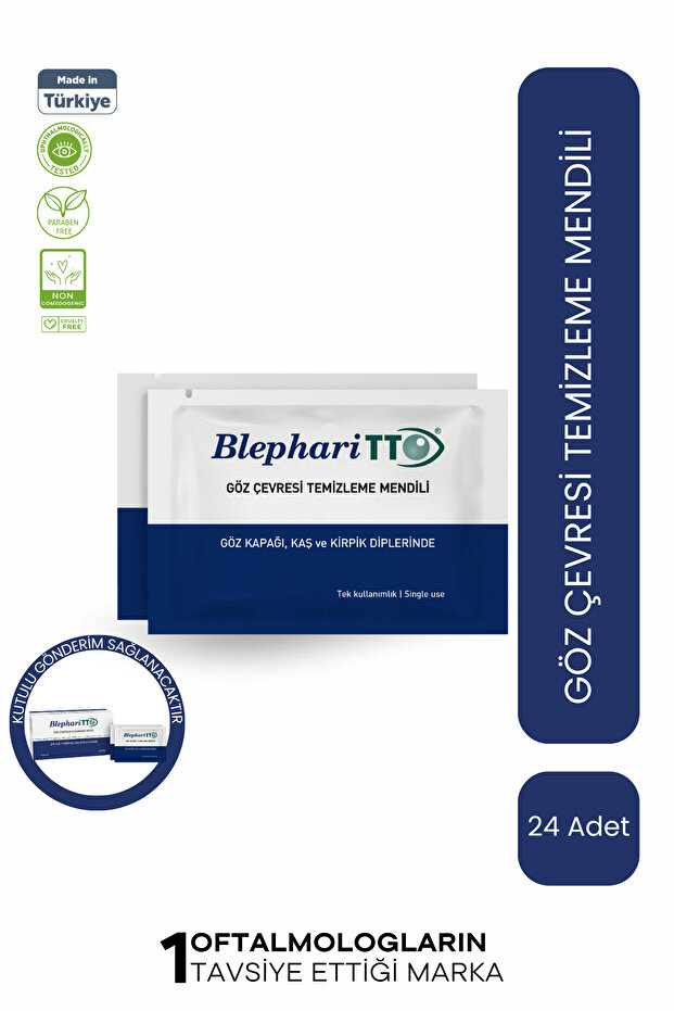 Blefaritto 24 Pack Swab Eye Contour Wipes Eye And Make Up Removal Tea ...