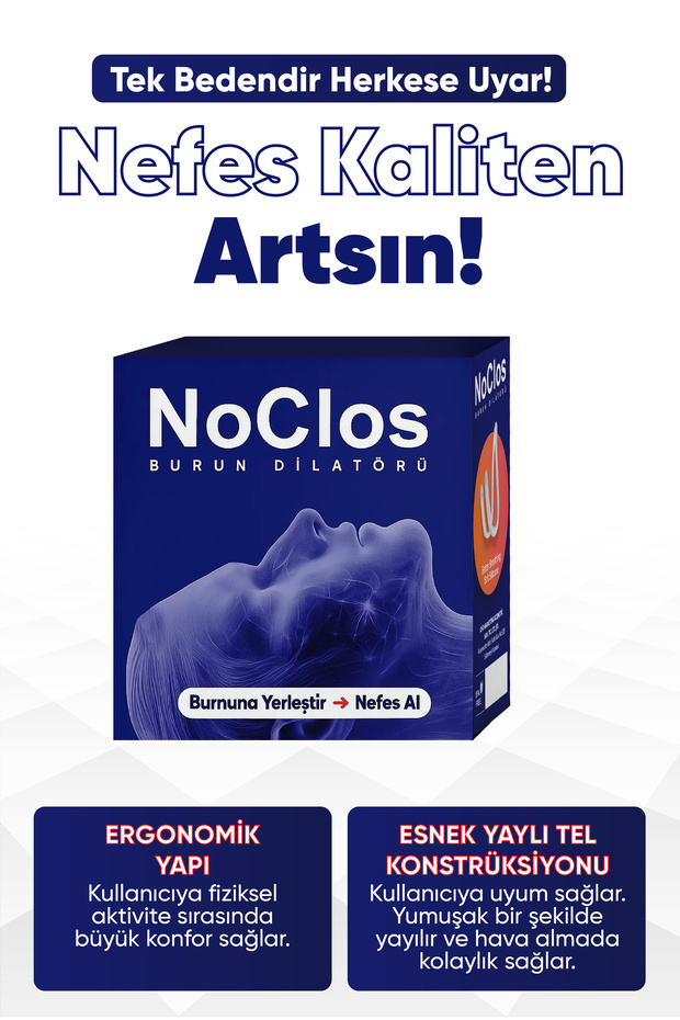 NOCLOS BURUN DİLATÖRÜ A+ 1'Lİ HORLAMA ÖNLEYİCİ - Fiyatı, Yorumları