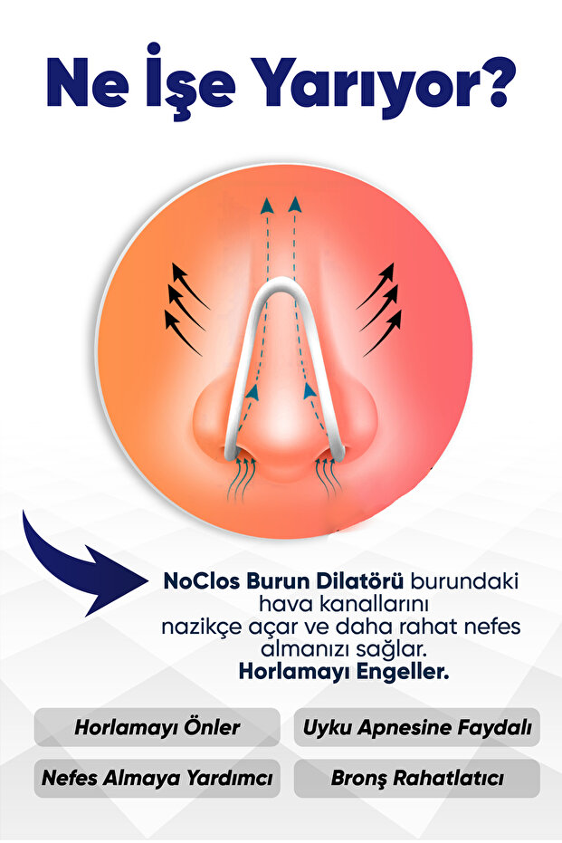 NOCLOS BURUN DİLATÖRÜ A+ 1'Lİ HORLAMA ÖNLEYİCİ - Fiyatı, Yorumları