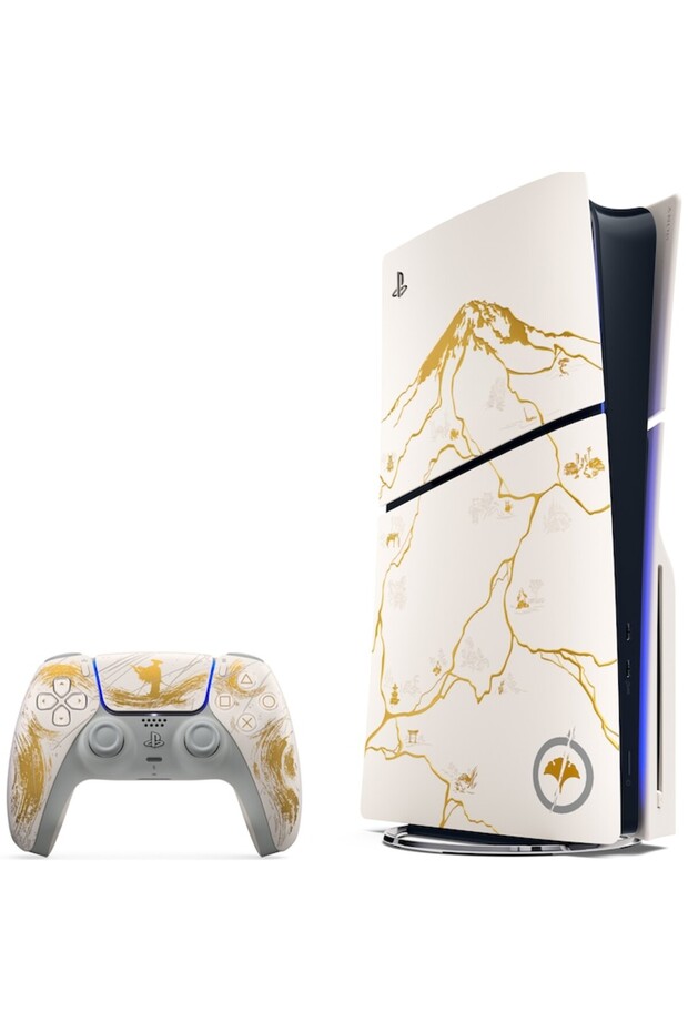 Sony PlayStation 5 (PS5) Slim конзола, 1TB SSD, D-шаси, Ghost of Yōtei ...