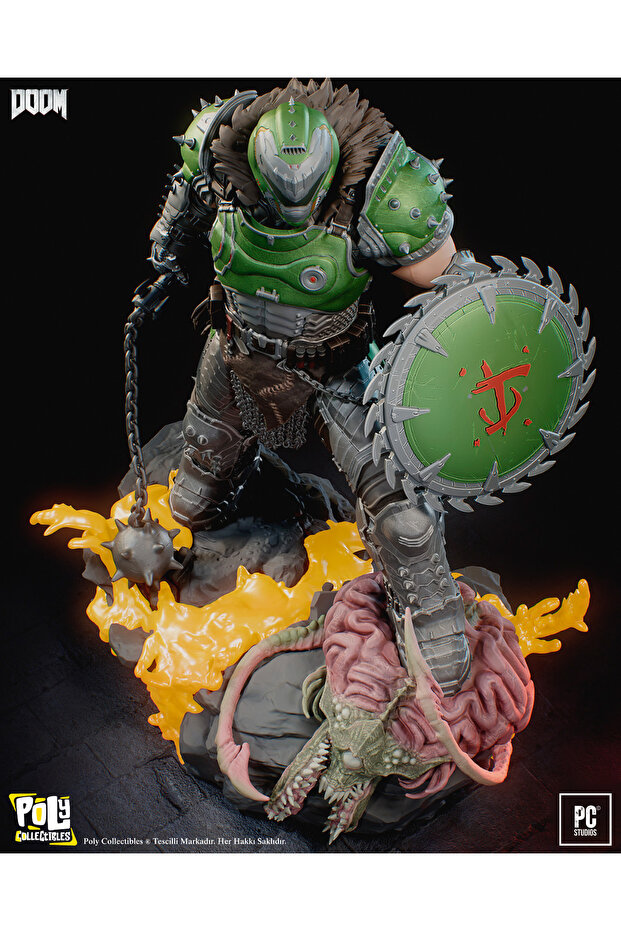 Poly Collectibles Doomguy – Doom Slayer Premium Koleksiyon Figürü | 30 ...