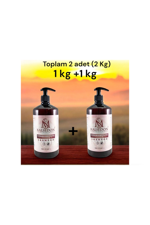 MS Kalsedon PROFESSİONAL Kalsedon Şampuan Collagen Keratin 1000 ml (2 ...