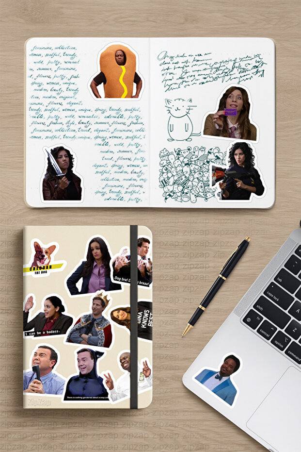 ZipZap B99 Brooklyn Nine Nine Phone Laptop Bullet Journal Adhesive Foil ...