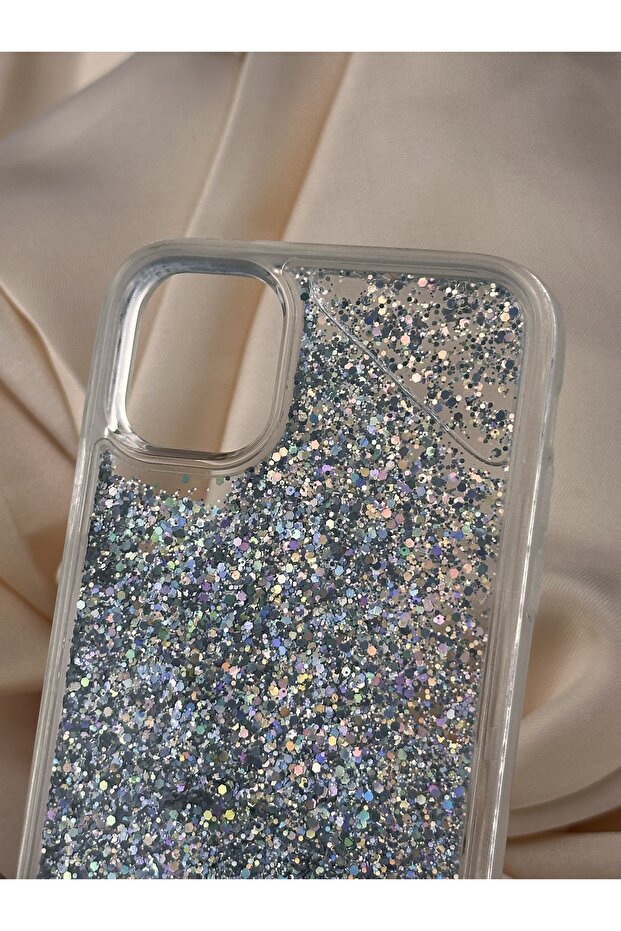 Enes Elektronik iPhone 13/14 Uyumlu Silver Gümüş Renk Sim Detaylı Sulu ...