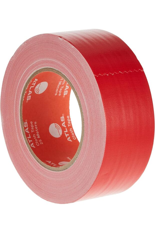 Atlas Binding/Cloth Tape 50mm x 25 Meter Red AS-BTC2025-RD- Trendyol