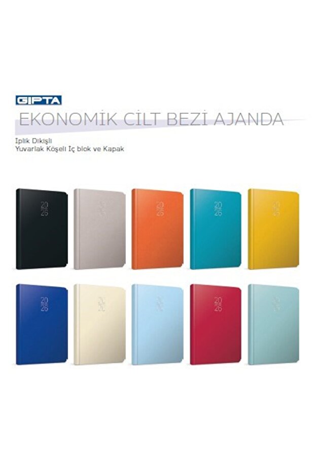 GENC DIJITAL BASKI GIPTA 2026 Agenda zilnică cu copertă rigidă 20X28 cm ...