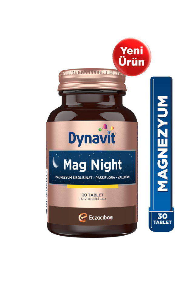 Dynavit Mag Night 30 Tab & Omega 3 950 mg 30 Kapsül - Gece Paketi ...