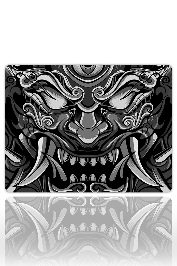 urzuva Infernal Oni Gaming Oyuncu XL Mouse Pad Kaydırmaz Dikişli ...