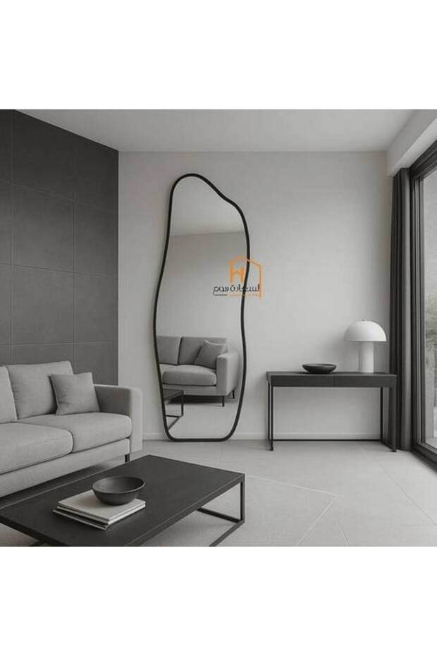 Al Saada Home Limited Quantity Woman Stand Mirror - Black- Trendyol