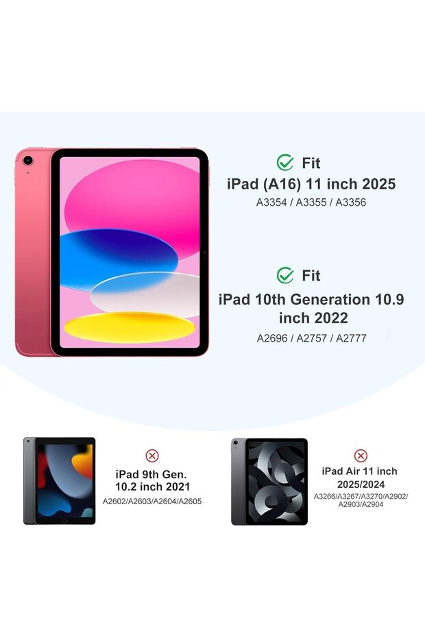Generic iPad (A16) 11th Generation Case 11 Inch 2025, iPad 10th ...