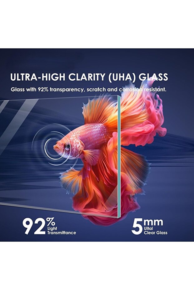 Fipka Smart Desktop Aquarium 20L Smart Fish Tank App Control Feeding ...