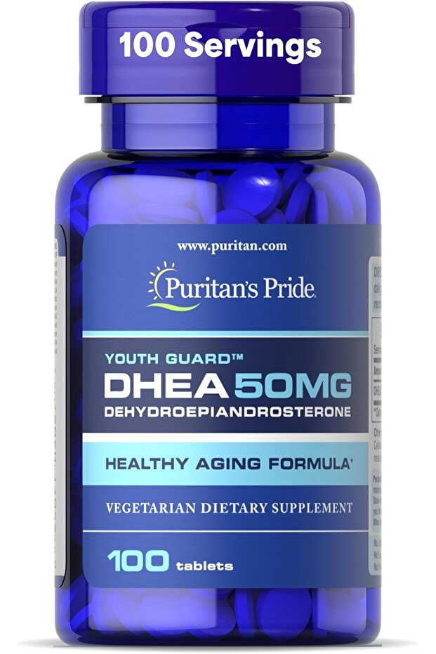 Puritan’s Pride Puritans Pride DHEA 50 mg 100 Tablet Women and Men ...