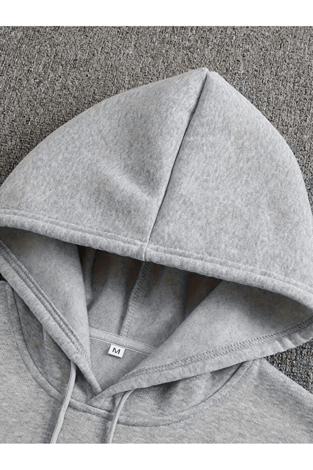 LAVİTTA Men's Japanese Written Sword Printed Hoodie- Trendyol