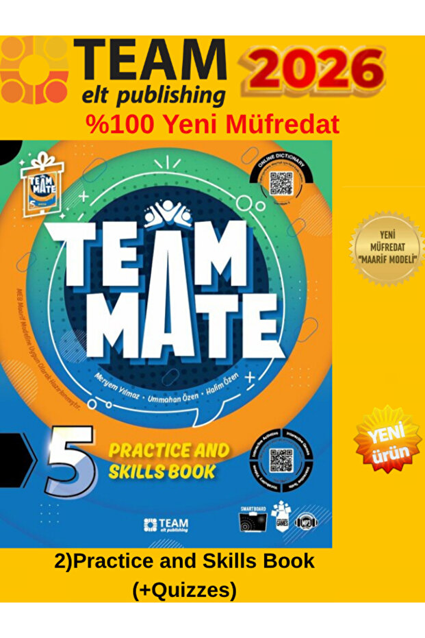 Ens Yayıncılık Team Elt 5.Sınıf Yeni Müfredat Team Mate Test Book ...