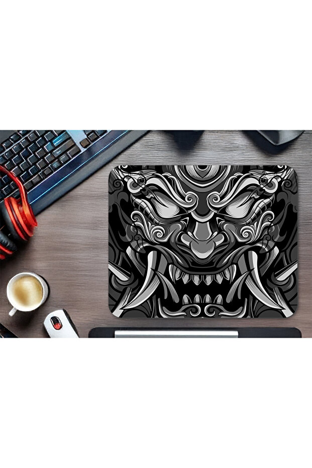 urzuva Infernal Oni Gaming Oyuncu XL Mouse Pad Kaydırmaz Dikişli ...
