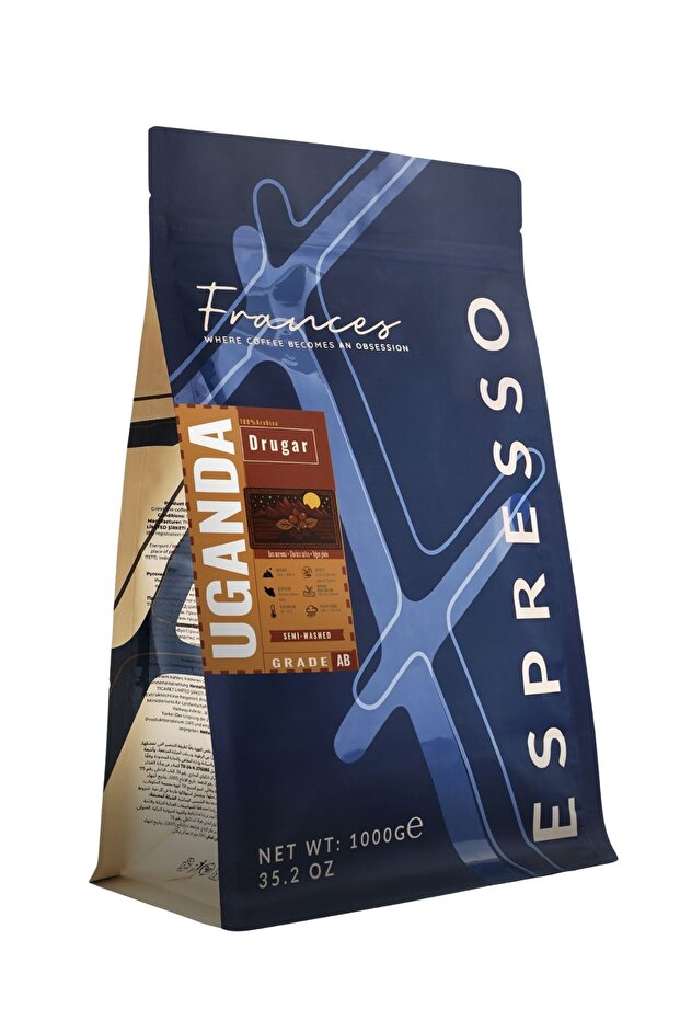 FRANCES %100 Arabica Uganda Drugar Espresso | 1000 GR - Fiyatı, Yorumları
