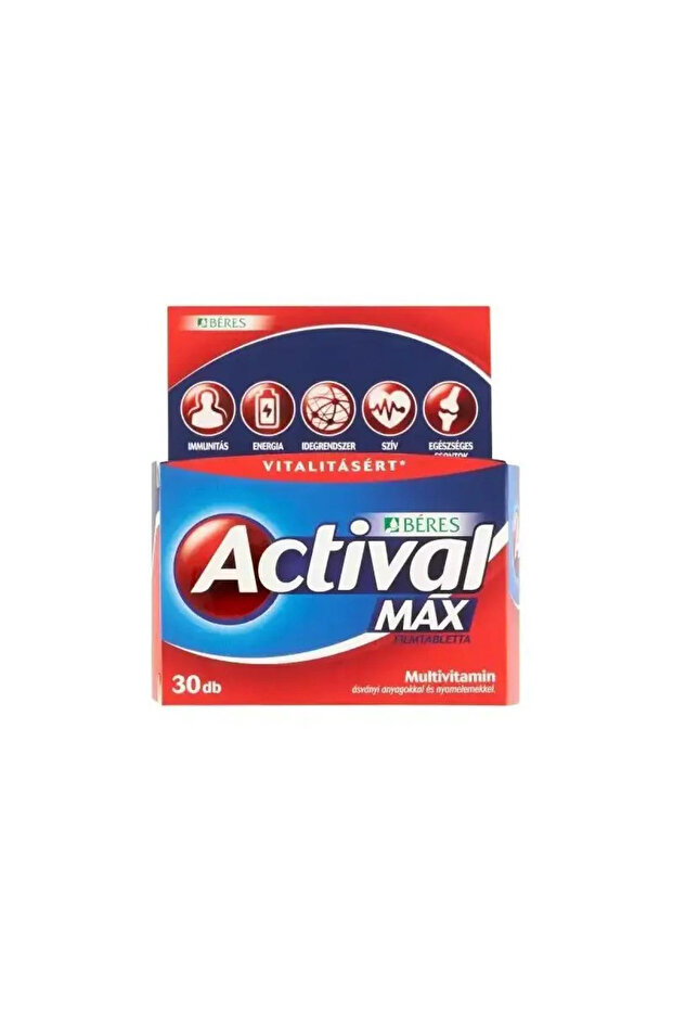 Béres Beres Actival Max multivitamin film-coated tablets 30 pcs- Trendyol