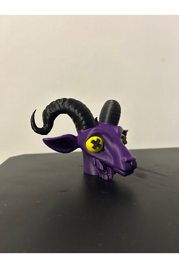 GiginGo Tung Tung Tung Goat Head - Mor Keçi Brainrot Karakteri - Fiyatı ...