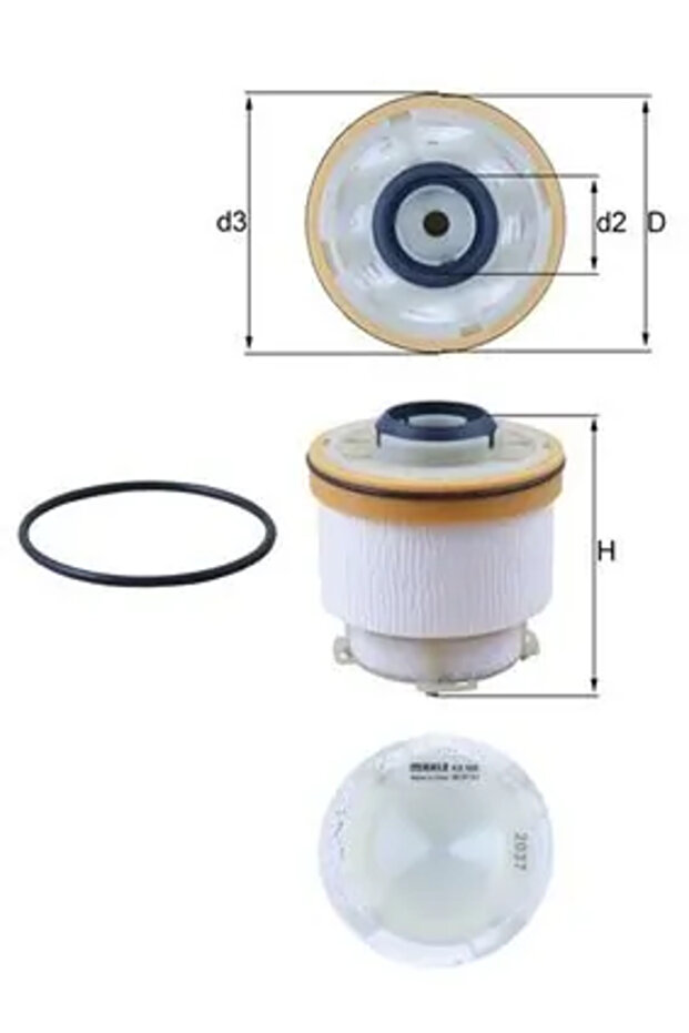 KNECHT Fuel Filter Fiat Fullback Pick-Up Mitsubishi L200 / Triton/L200 ...