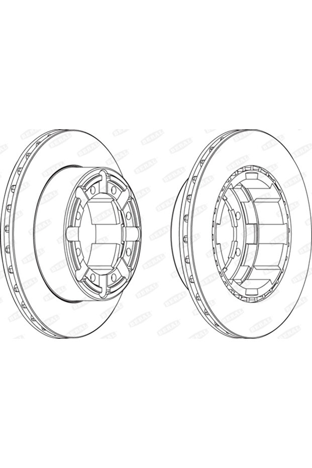 BERAL Brake disc RENAULT MASTER PRO body (FH__) 2004-2010 BCR184A ...