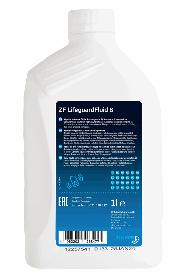 ZF Automatic transmission oil ROLLS-ROYCE PHANTOM VII 2003-2017 S671.090.312- Trendyol