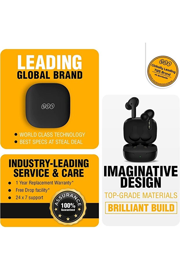 Generics QCY T13 Bluetooth Earphones, HiFi Stereo Deep Bass TWS ...