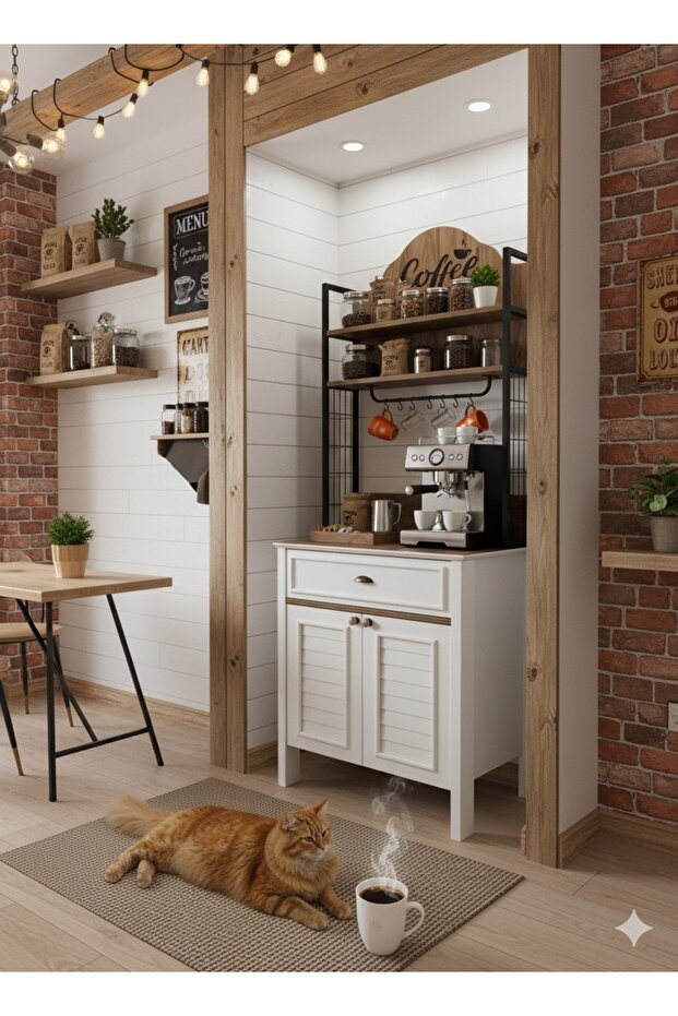 Tenge İnteriors Çok Amaçlı Geniş Hacimli Lüx Kahve Köşesi - Fiyatı ...