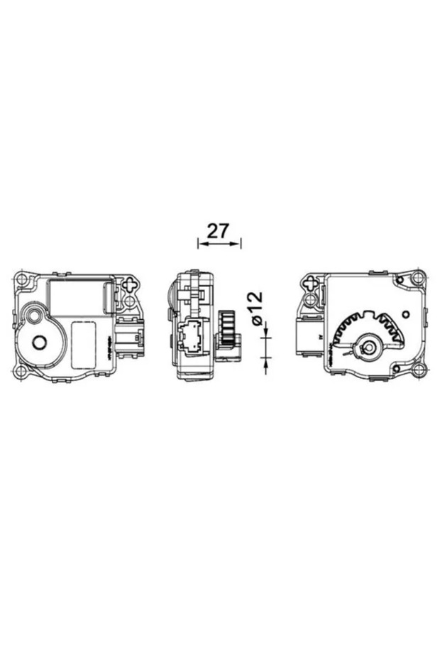 Mahle Carburetor throttle control element FORD TRANSIT COURIER B460 Van ...
