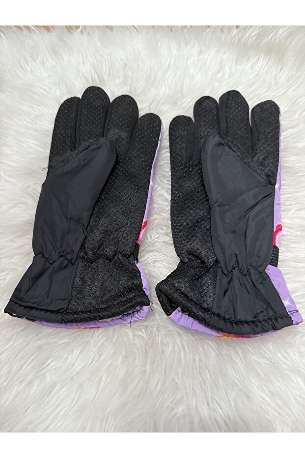 Blotch Karlar Ülkesi Elsa Su Geçirmez Lila Renk Astarlı Çocuk Kayak Ve ...