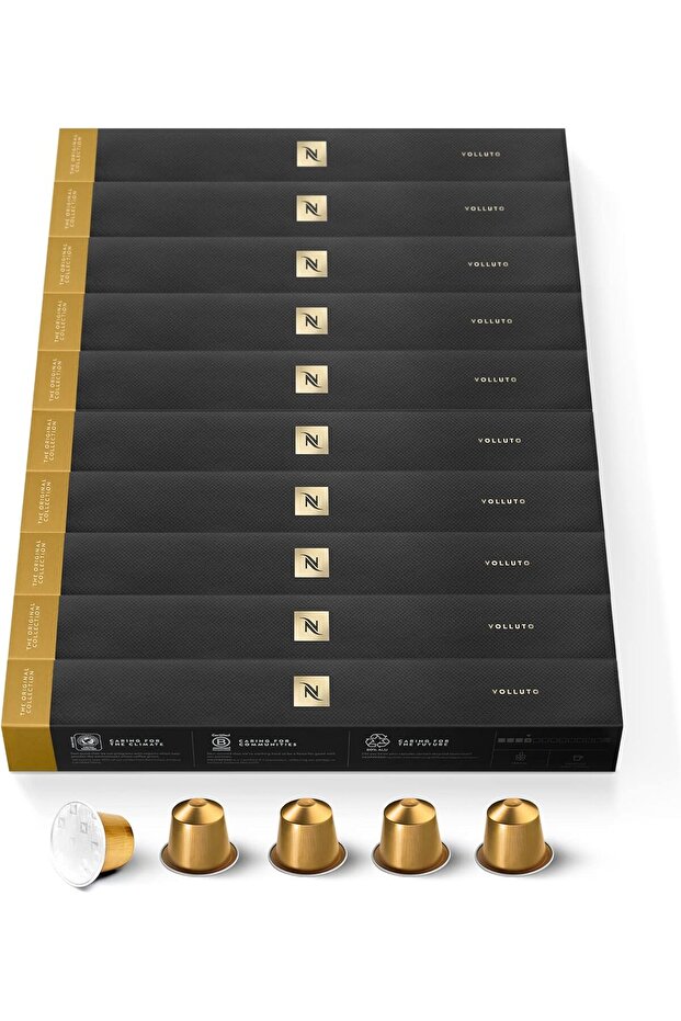 Nespresso Volutto Original Line Capsules Pack of 10 (100 Capsules ...