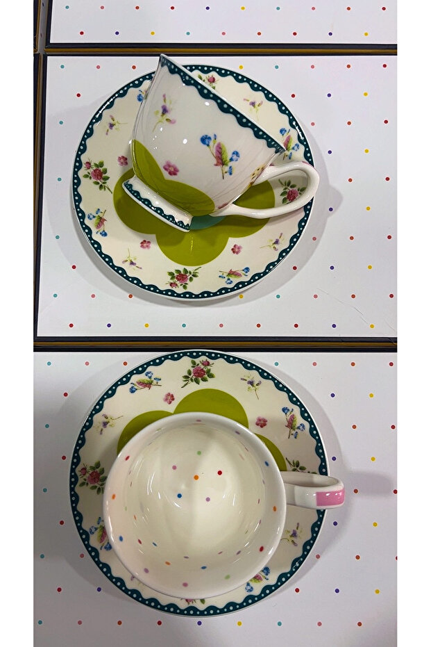 ROY KING Çırağan Home Çiçekli Mix 2’li Kahve Fincan Takımı - Fiyatı ...