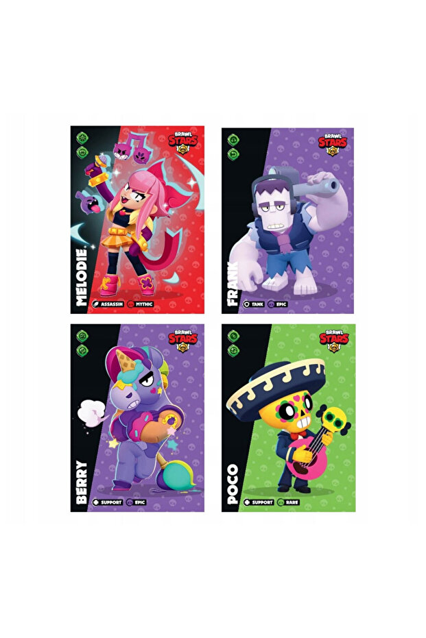 hediyecik Panini Brawl Stars Oyun Kartları Trading Card Collection 1 ...