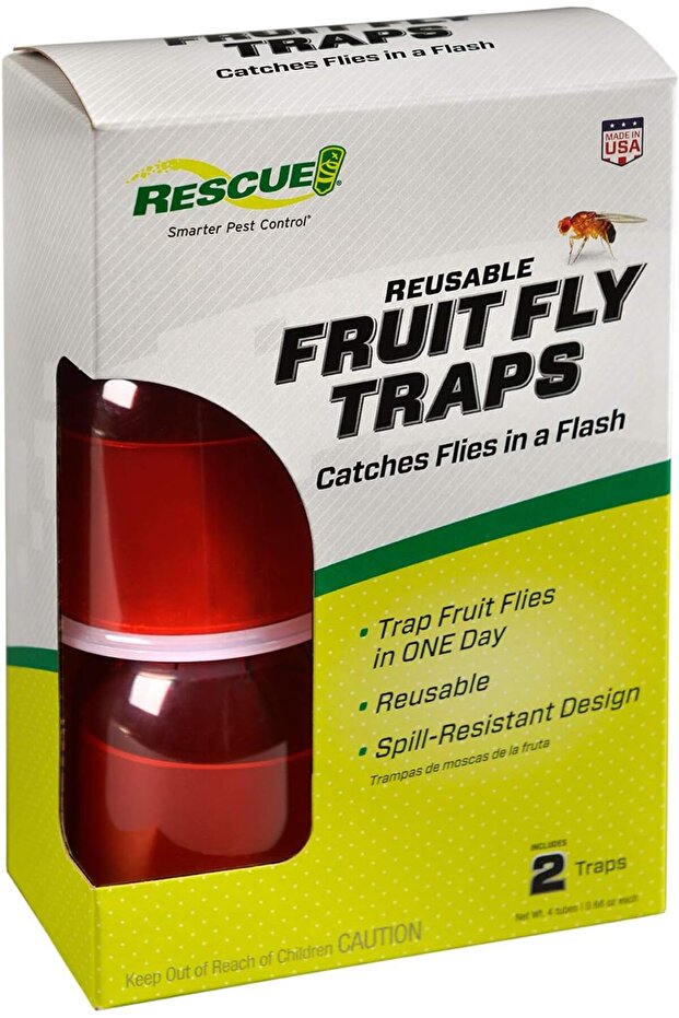 Rescue Fruit Fly Repulsive Lure Trap Pack of 2- Trendyol