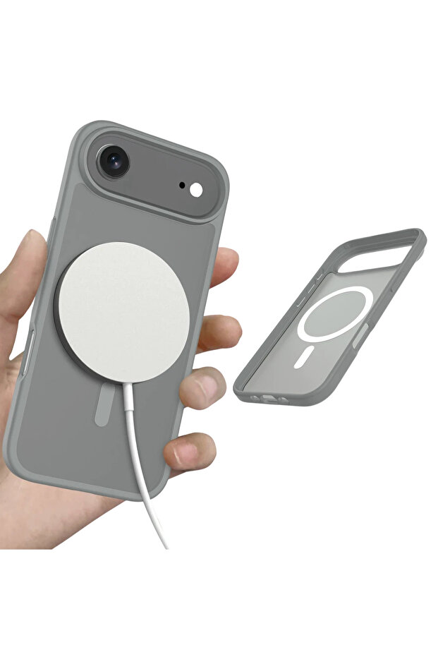 Nezih Case Apple iPhone 17 Air Uyumlu Magsafe Sarj Destekli Mat Şık ...