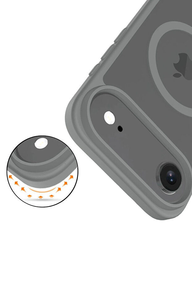 Nezih Case Apple iPhone 17 Air Uyumlu Magsafe Sarj Destekli Mat Şık ...