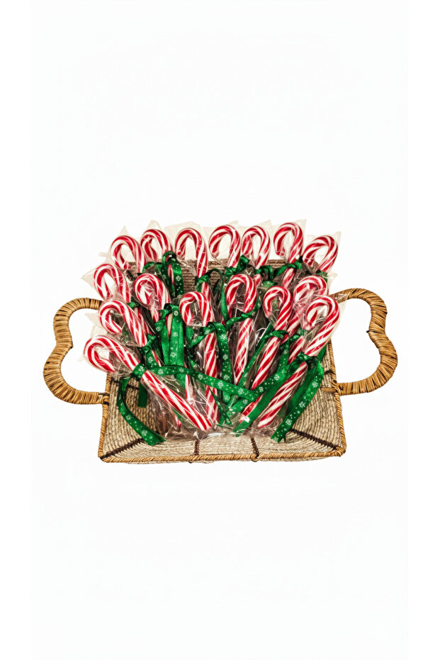 Honey Candy Balcı Şekerleme Yılbaşı Baston Şeker 30 Adet kurdeleli ...