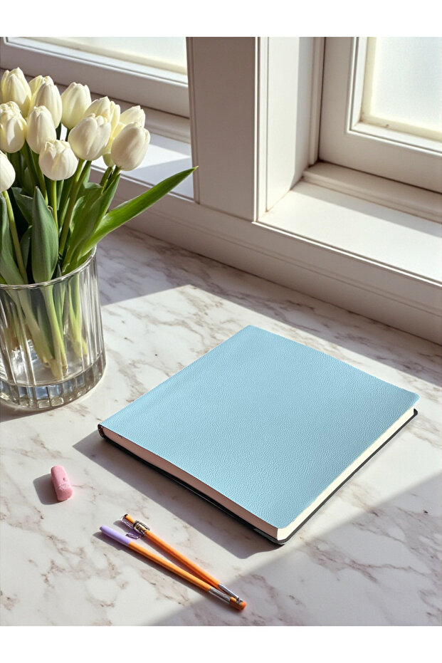 Fark Tanıtım Noktalı Not Defteri – PU Deri Not Defteri – 16,5x16,5 cm ...