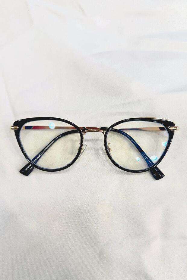 FALAN EYEWEAR Voel Kadın Blue Block Gözlük Siyah-Gold - Fiyatı, Yorumları