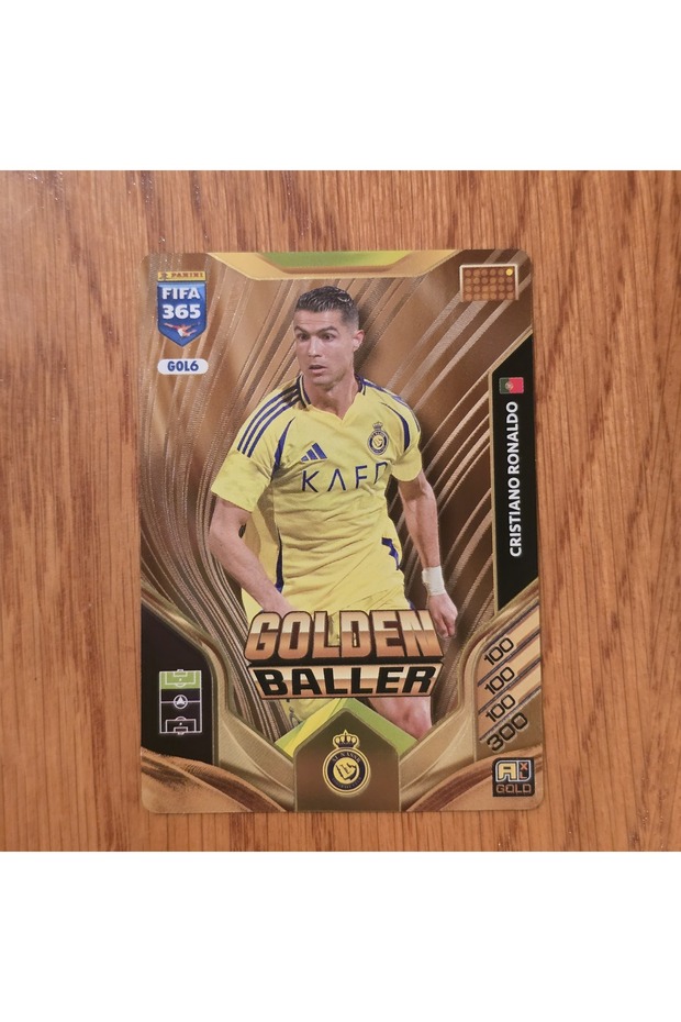 Panini 2026 Cristiano Ronaldo Golden Baller Game Card- Trendyol
